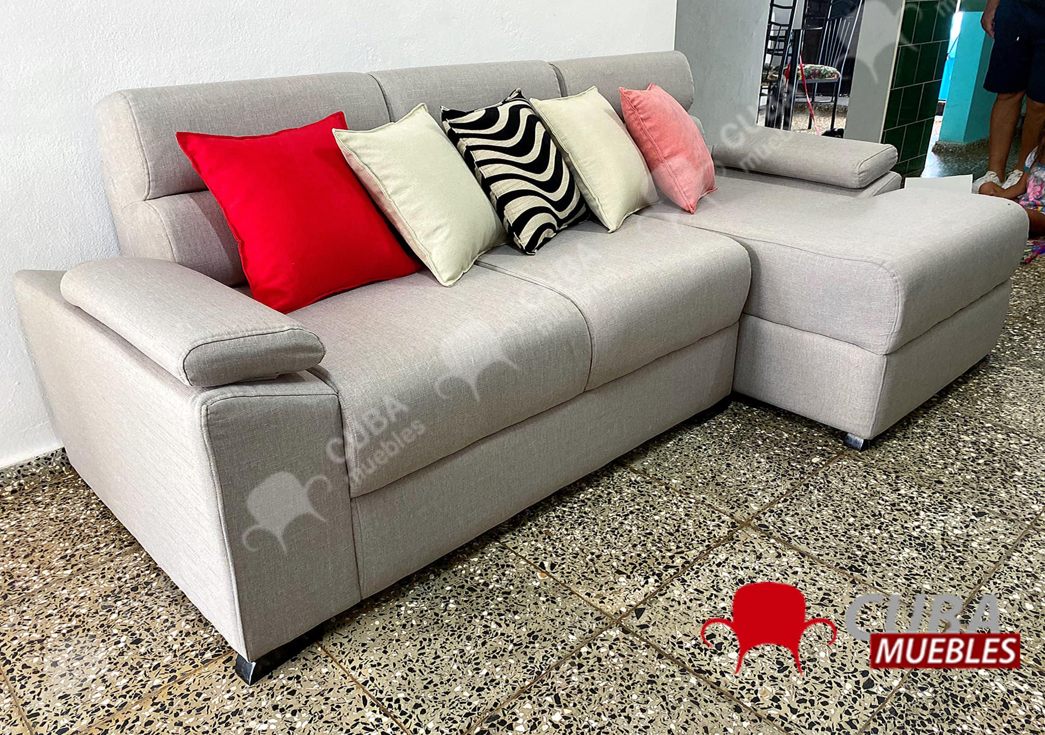 Andrea Tiny - yute gris - Cuba Muebles