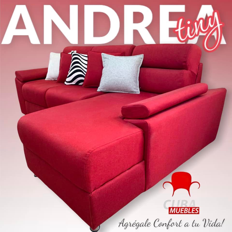 Andrea Tiny - yute rojo - Cuba Muebles