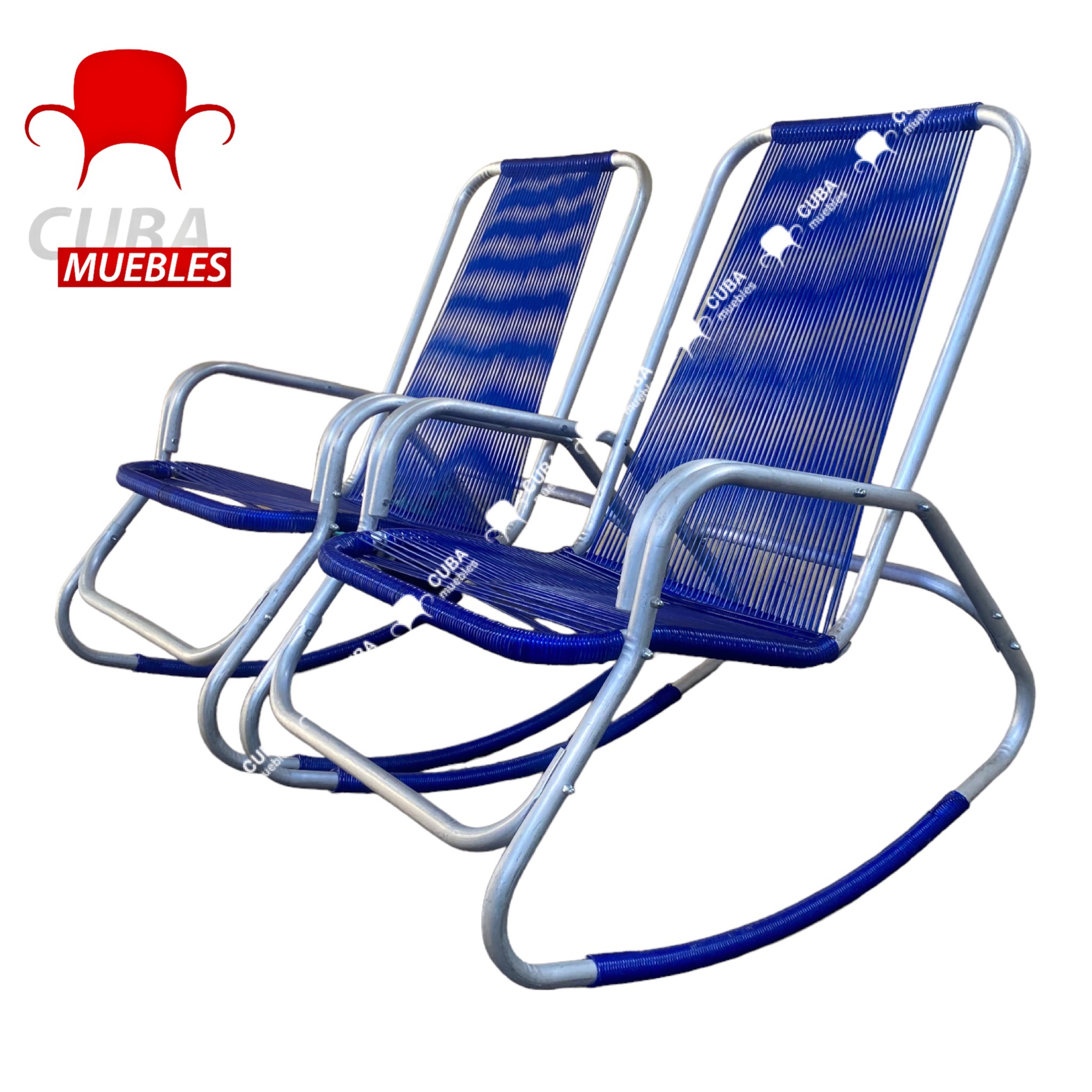 Pareja de sillones de suiza en distintos colores, rojos, verdes, azules ...