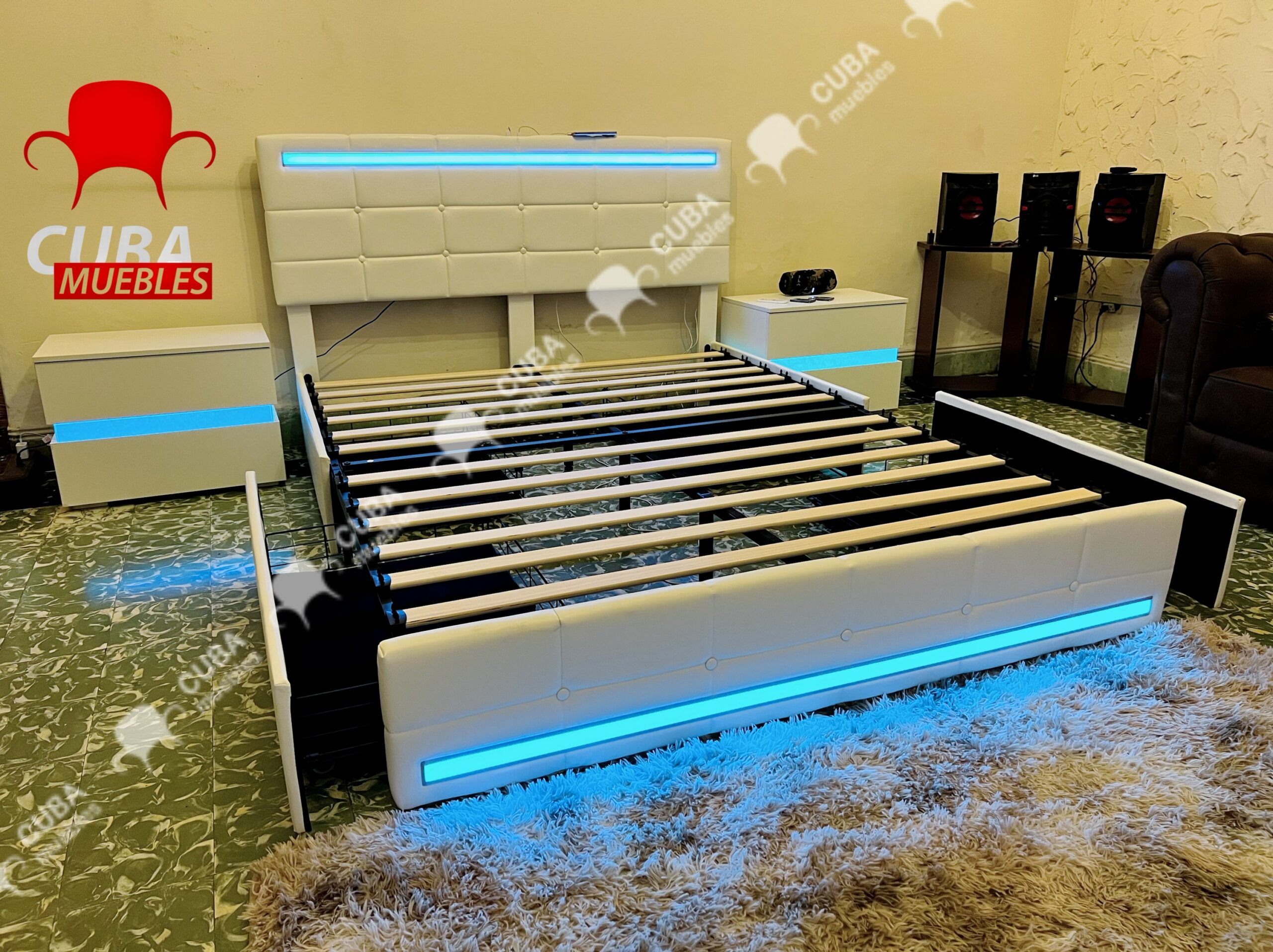 Cama Moderna Future - Cuba Muebles