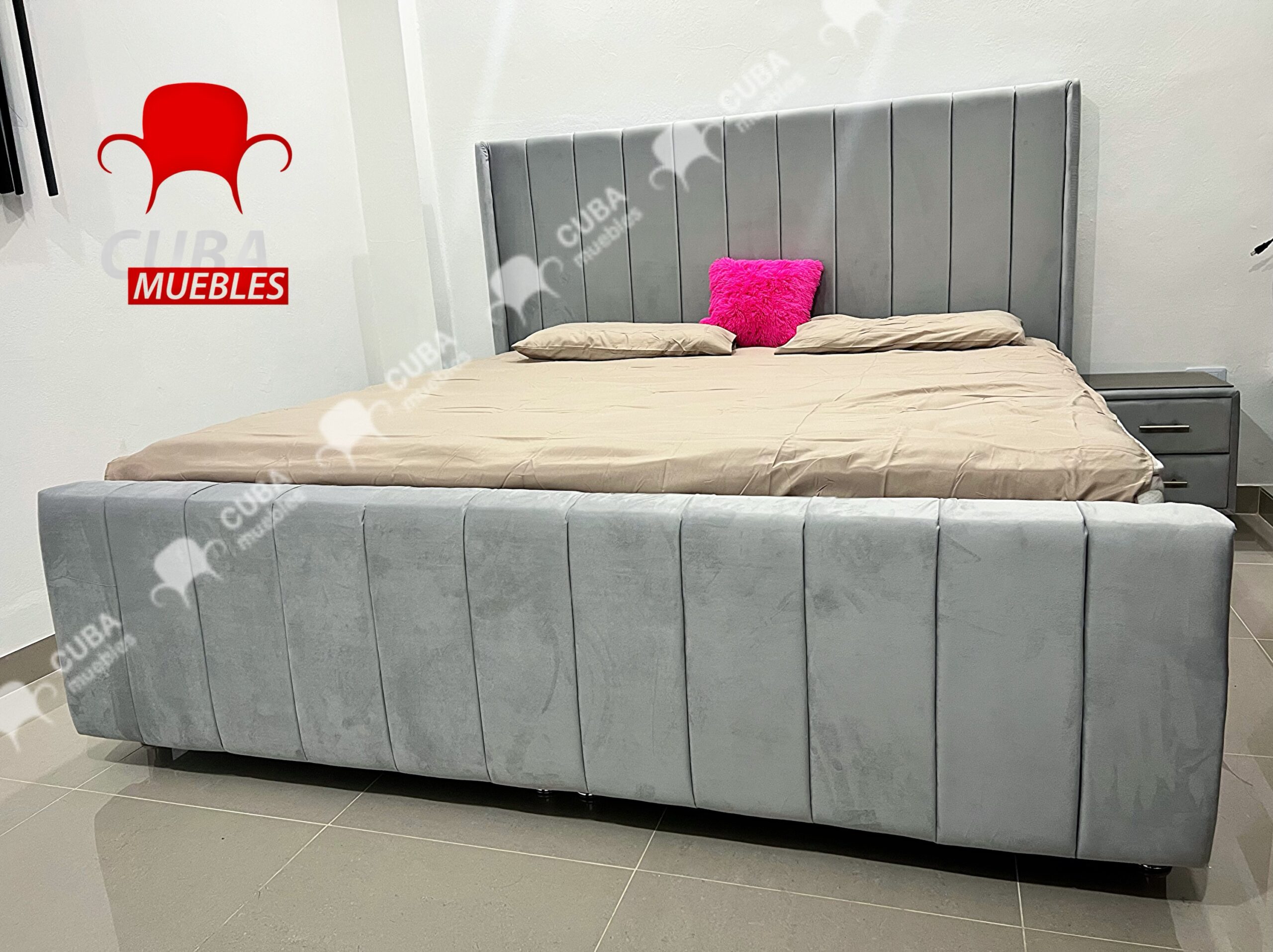 Cama Deluxe king size - Cuba Muebles