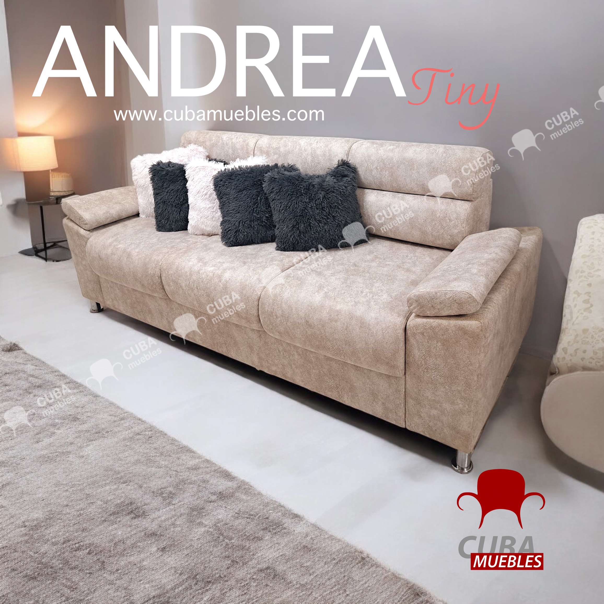 Sofá Andrea Tiny - Cuba Muebles