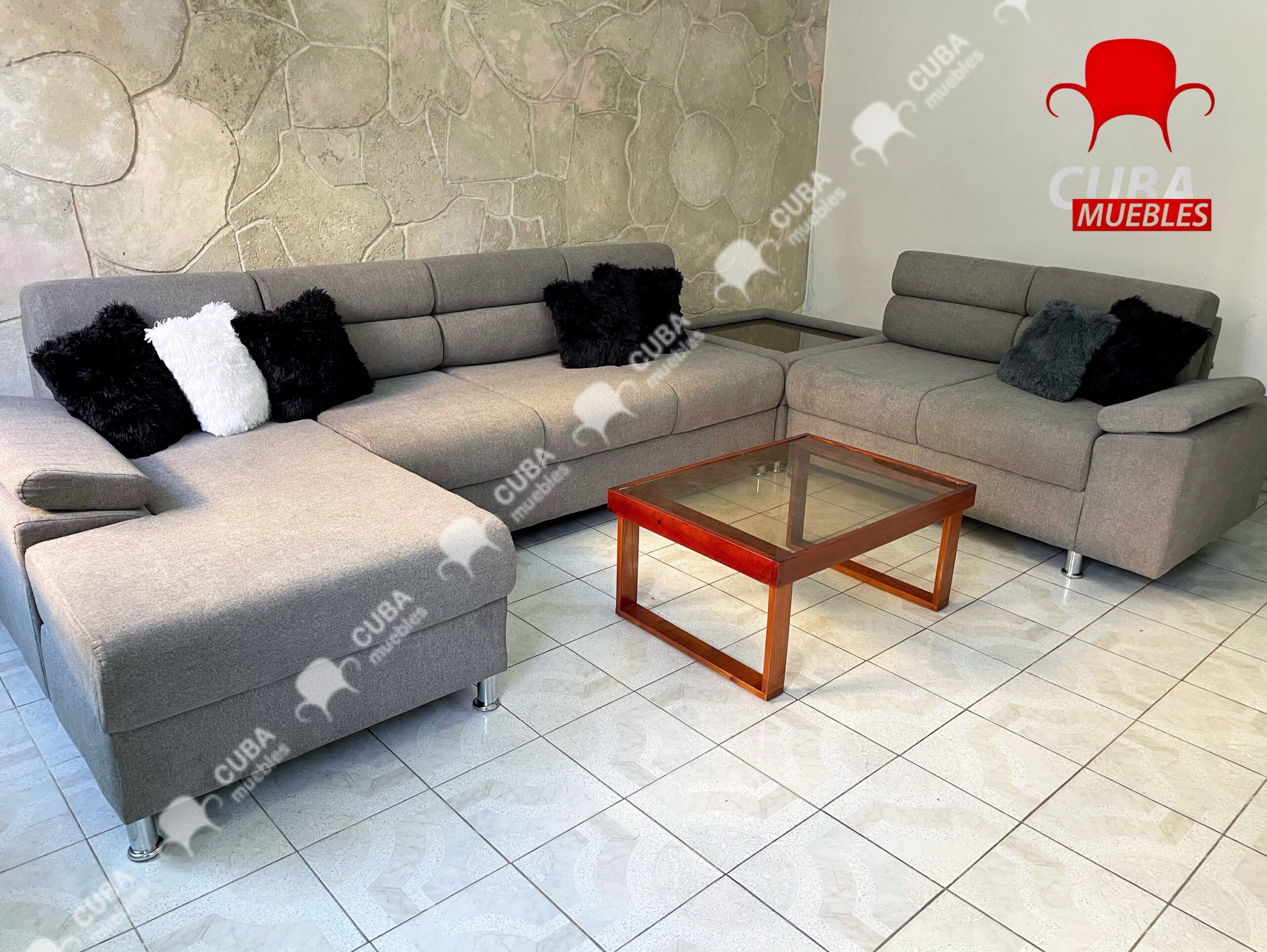 Chaise Longue Andrea en U - Cuba Muebles